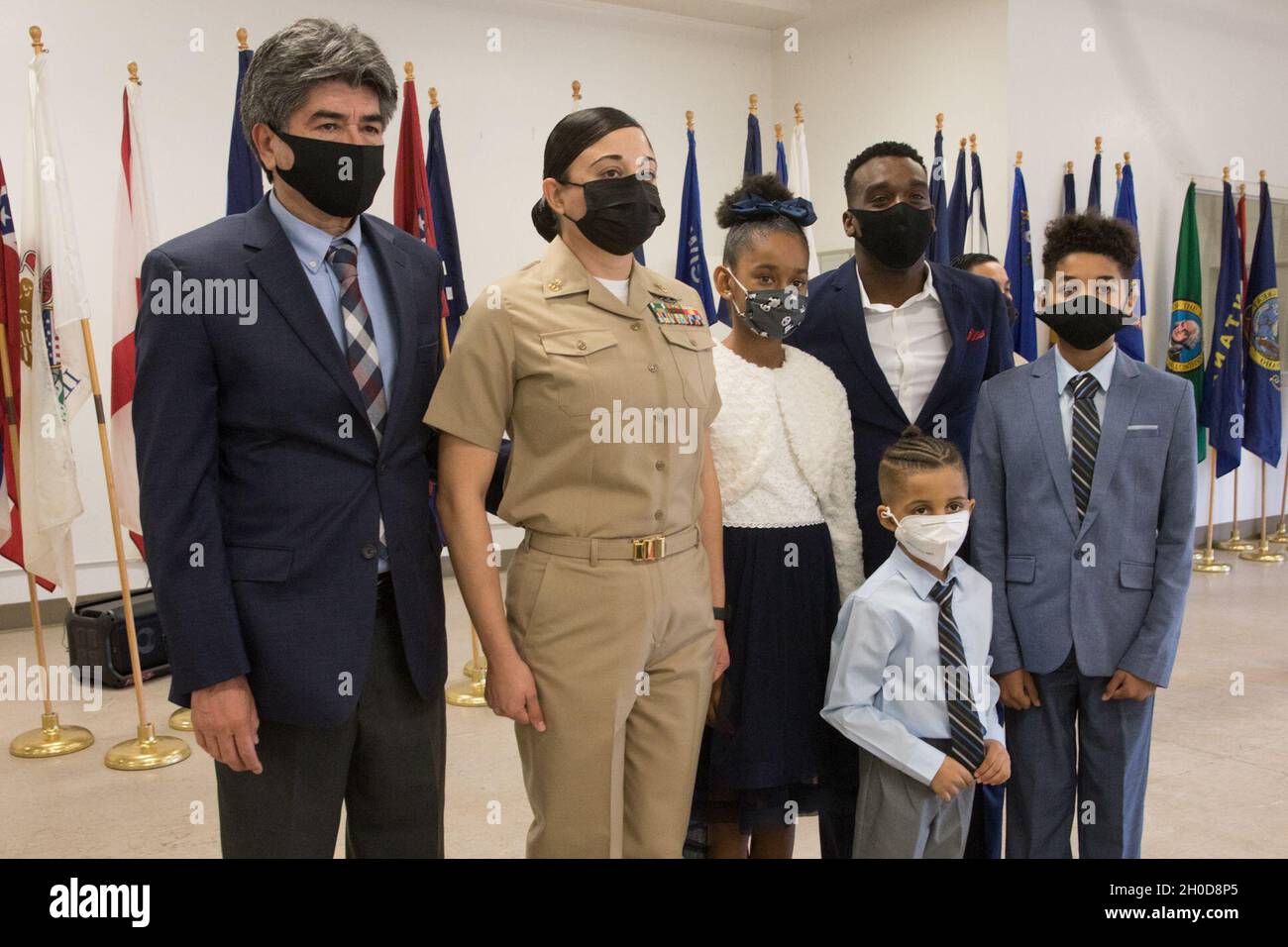 U.S. Navy Chief Petty Officer Sharon Juarez, a hospital corpsman with ...