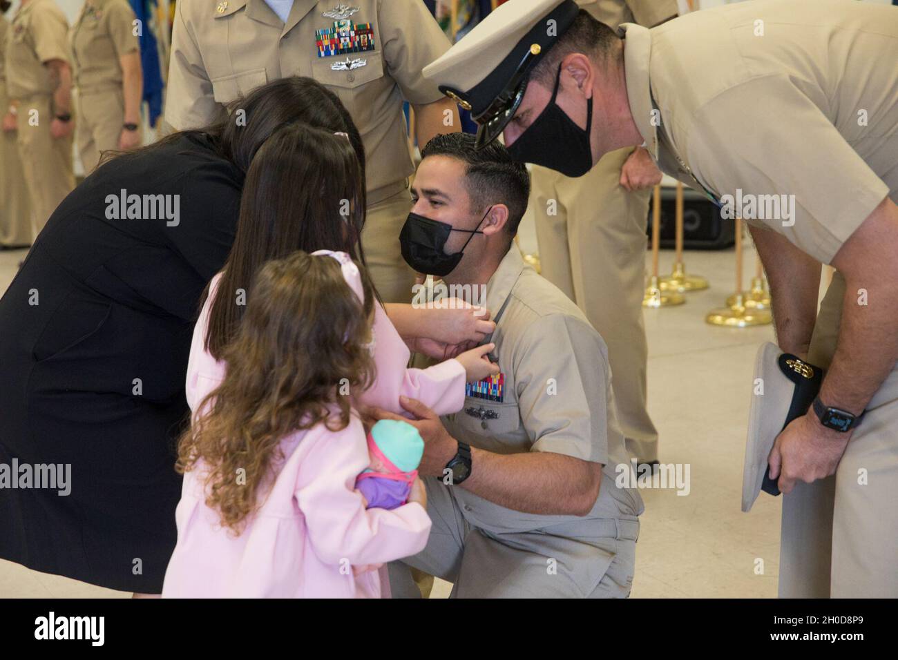 U.S. Navy Chief Petty Officer Federico Pena, a hospital corpsman with I ...