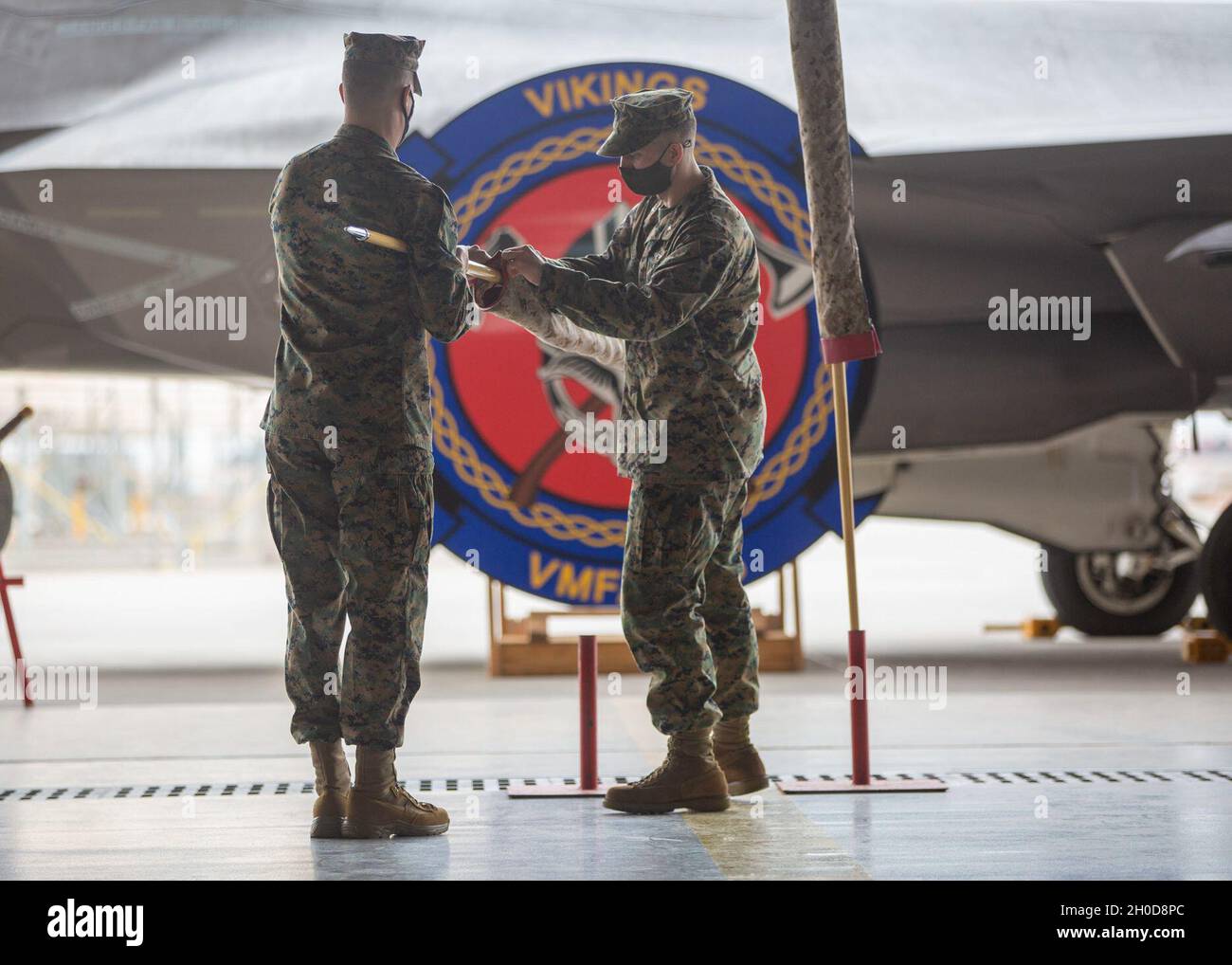 U.S. Marine Corps Lt. Col. Alexander Goodno, the incoming commanding ...