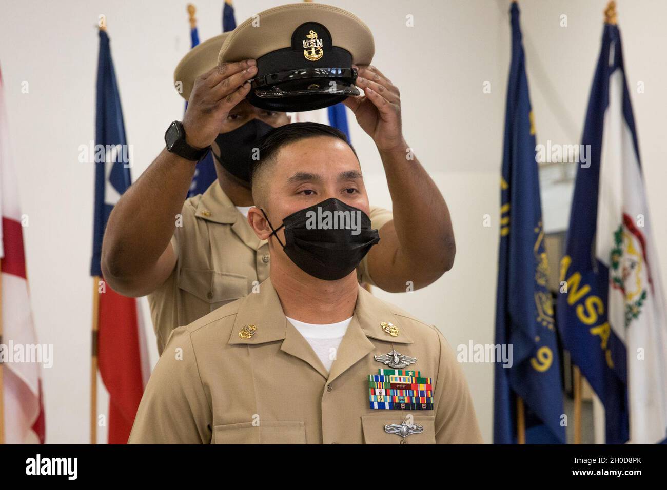 U.S. Navy Chief Petty Officer Eric Ngo, a hospital corpsman with 2nd ...