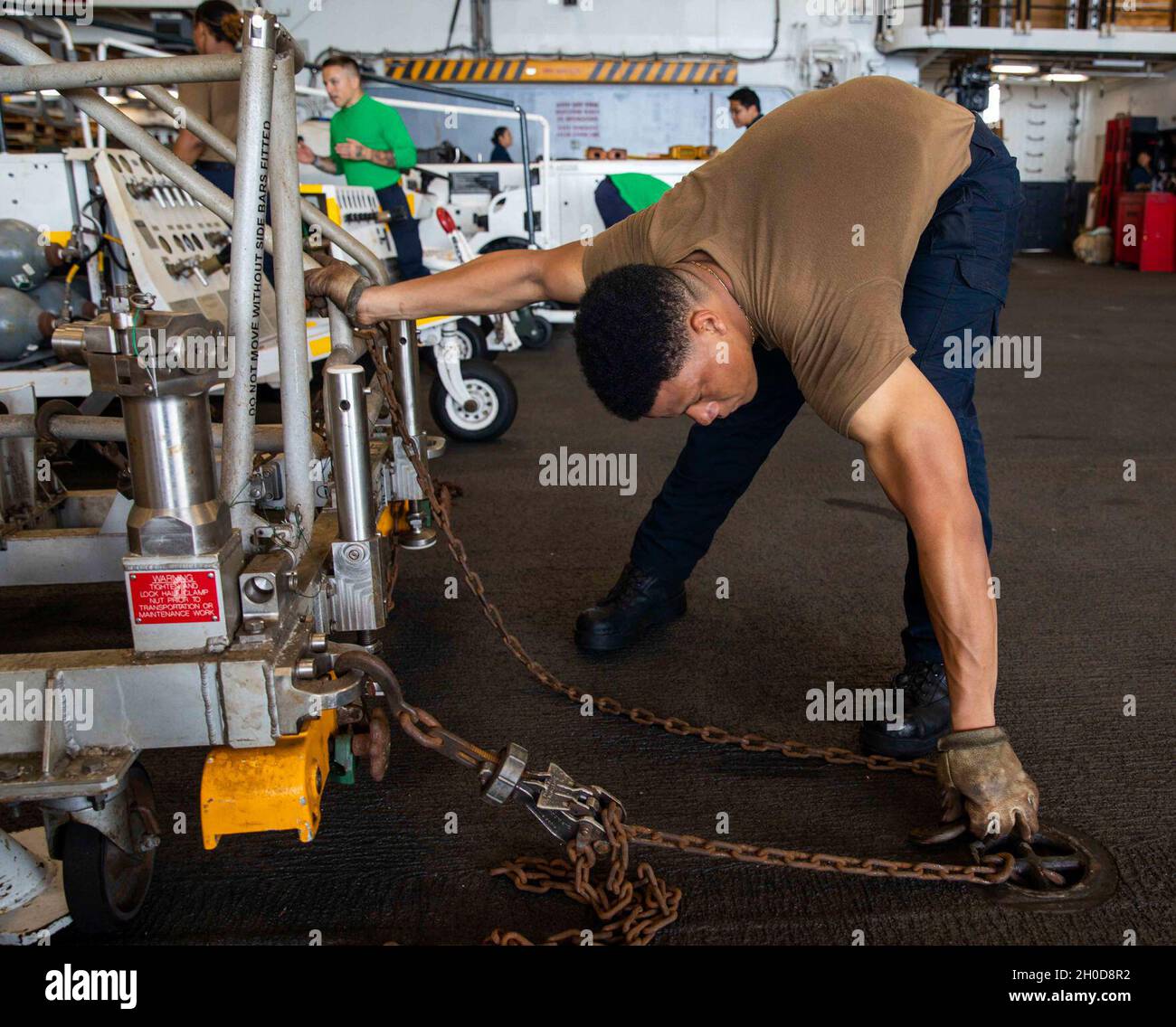 INDIAN OCEAN (Jan. 29, 2021) – U.S. Navy Aviation Support Equipment ...