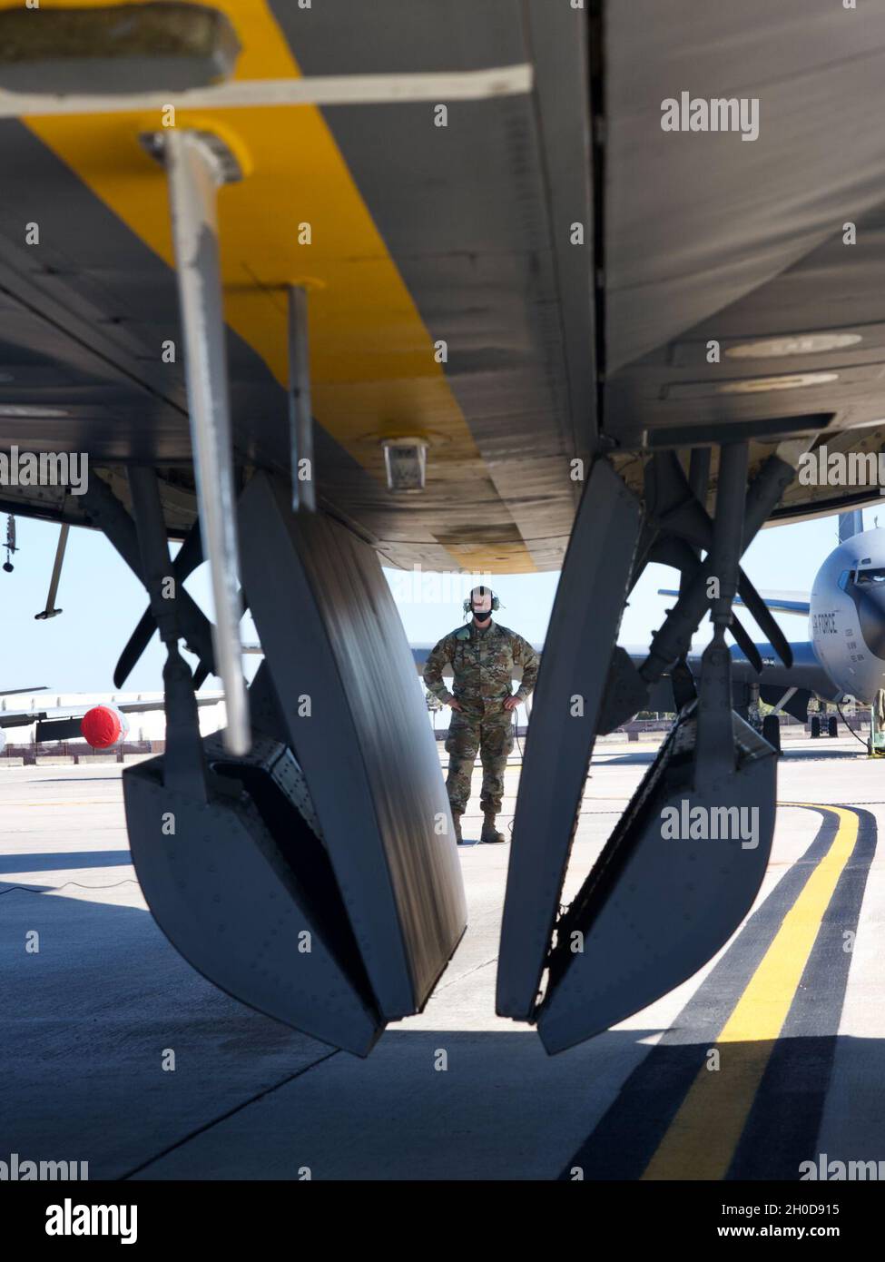 Airman 1st Class Jacob Ellis, a crew cheif with the 6th Maintenance ...