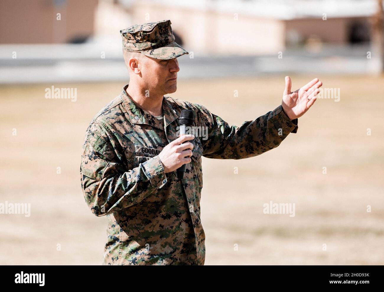 U.S. Marine Corps Lt. Col. Jason R. Goodale, the outgoing commanding ...