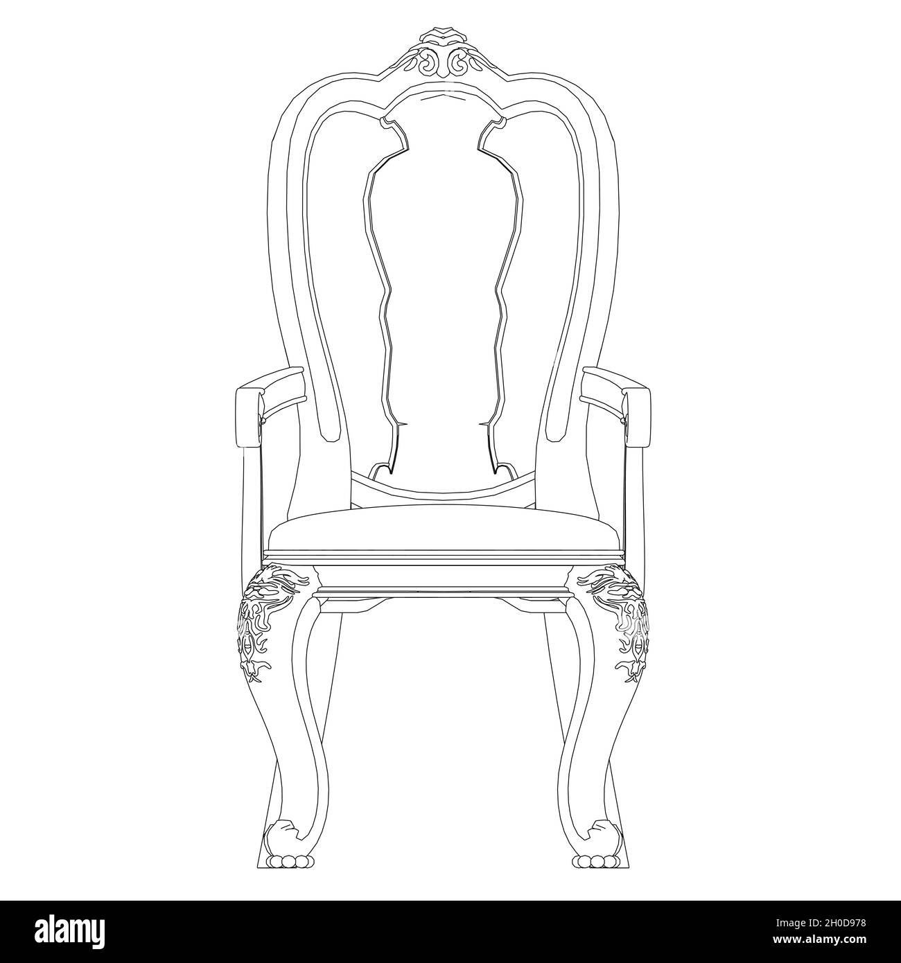 Chair Line Drawing