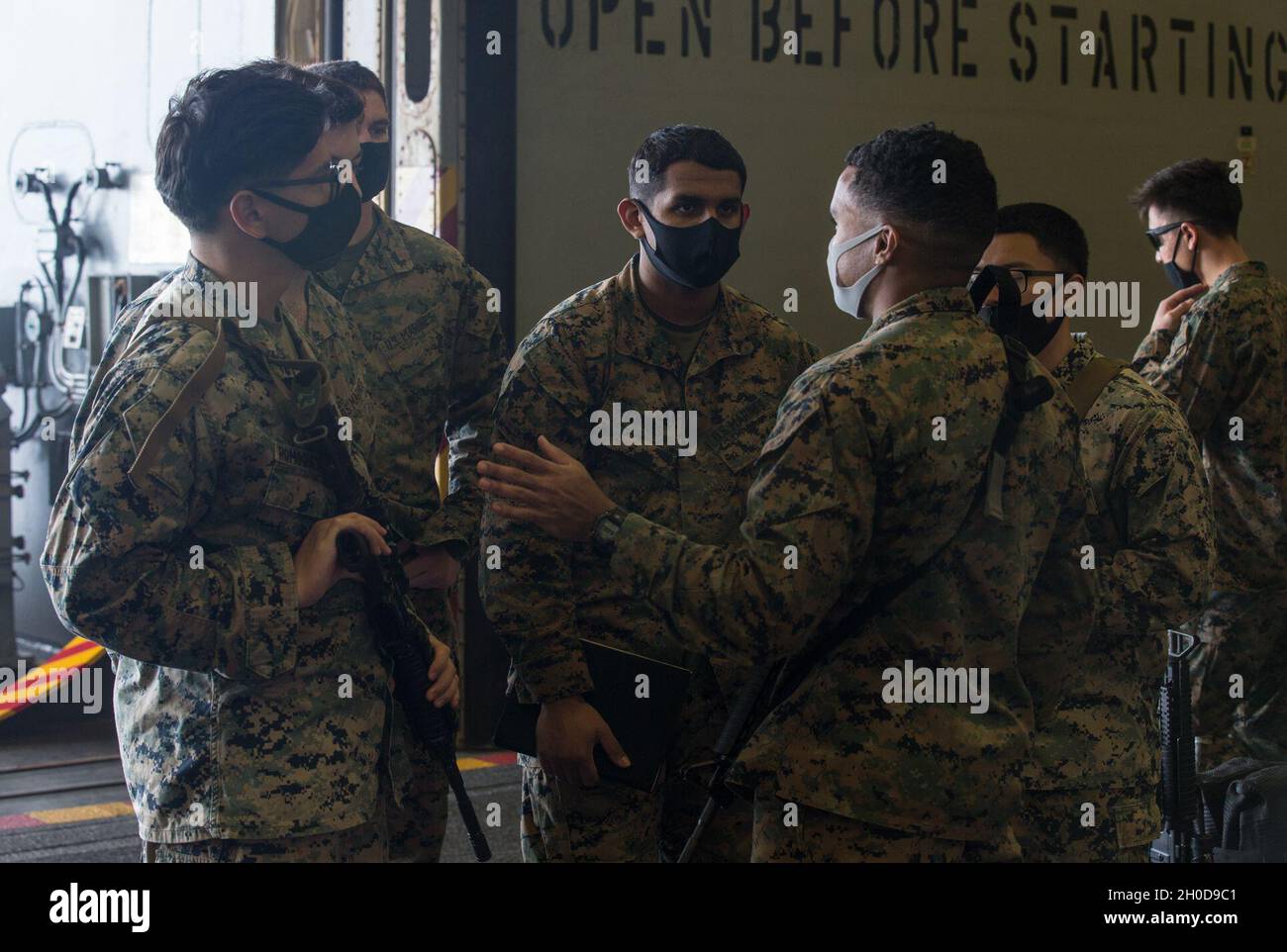 U.S. Marines and Sailors with Combat Logistics Battalion (CLB) 31, 31st ...