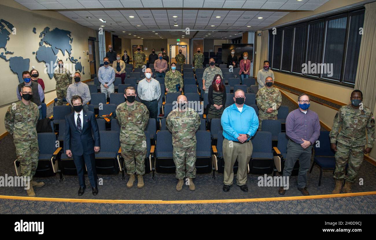 SCHRIEVER AFB, Colo. - Joint Task Force-Space Defense leadership ...