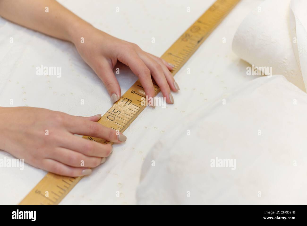 Tailor ruler hi-res stock photography and images - Alamy