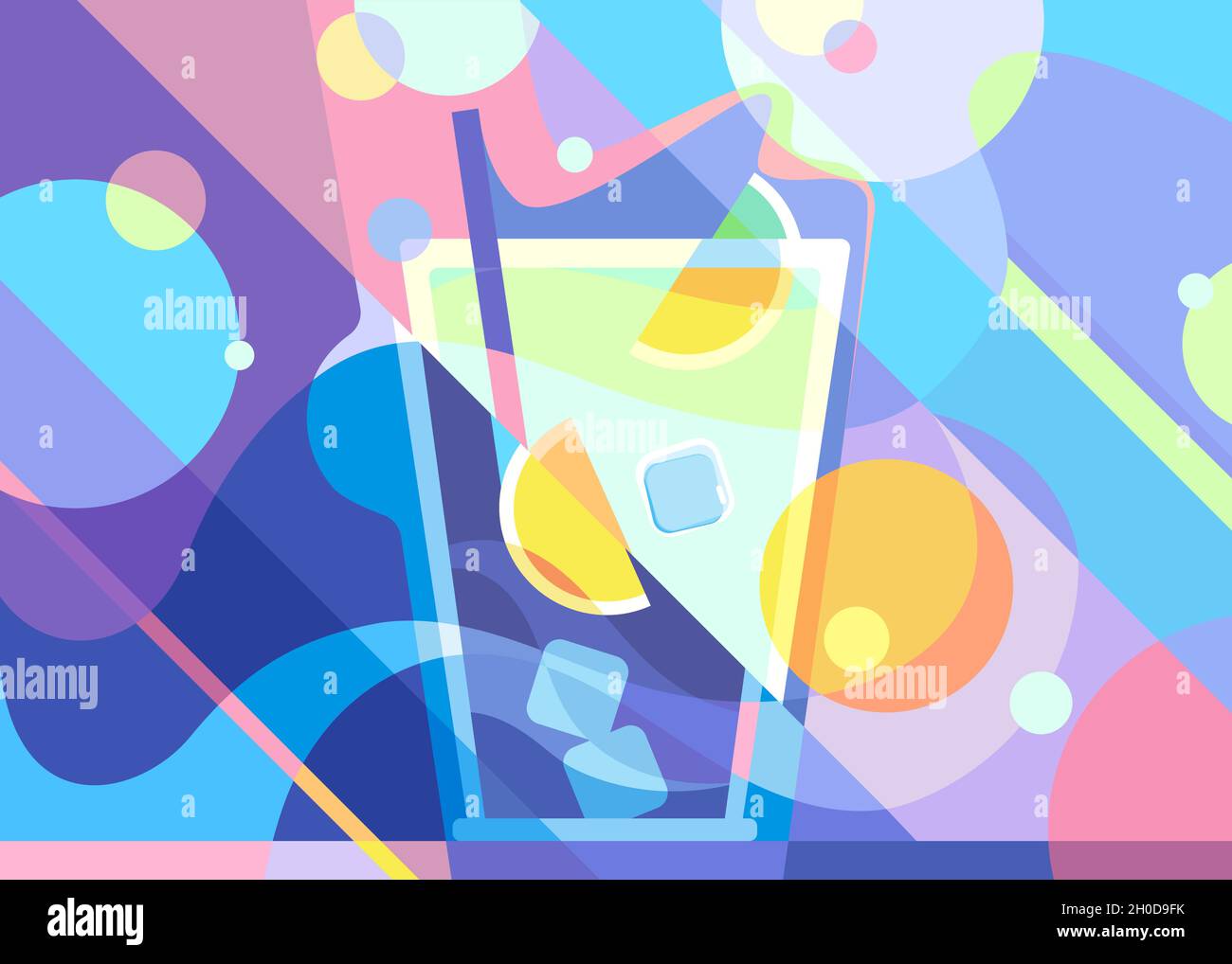 Cocktail party invitation card Stock Vector Images - Alamy