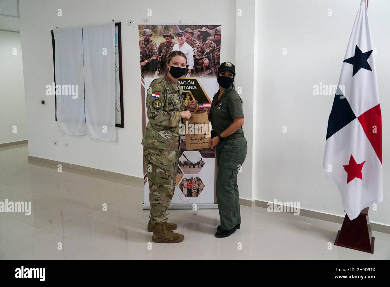Joint Task Force-Bravo Protocol Officer Capt. Hannah Hood and ...