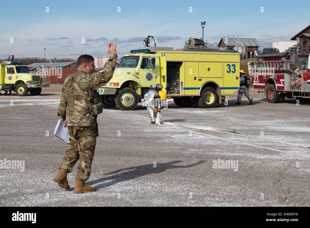 Chief Warrant Officer 3 Lee Fuller, aviation safety officer assigned to ...