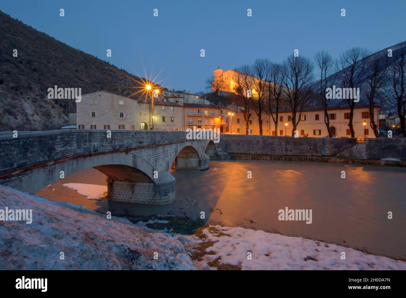 Piobbico village, Marche, Italy, Europe Stock Photo - Alamy