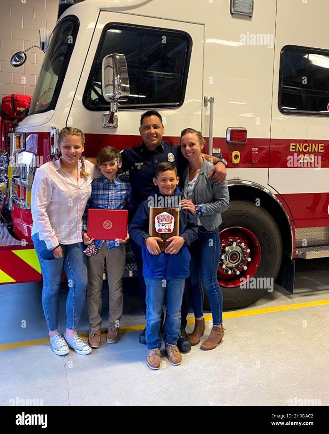 Firefighter Raymond Bane, a driver-operator at Cherry Point Fire and ...