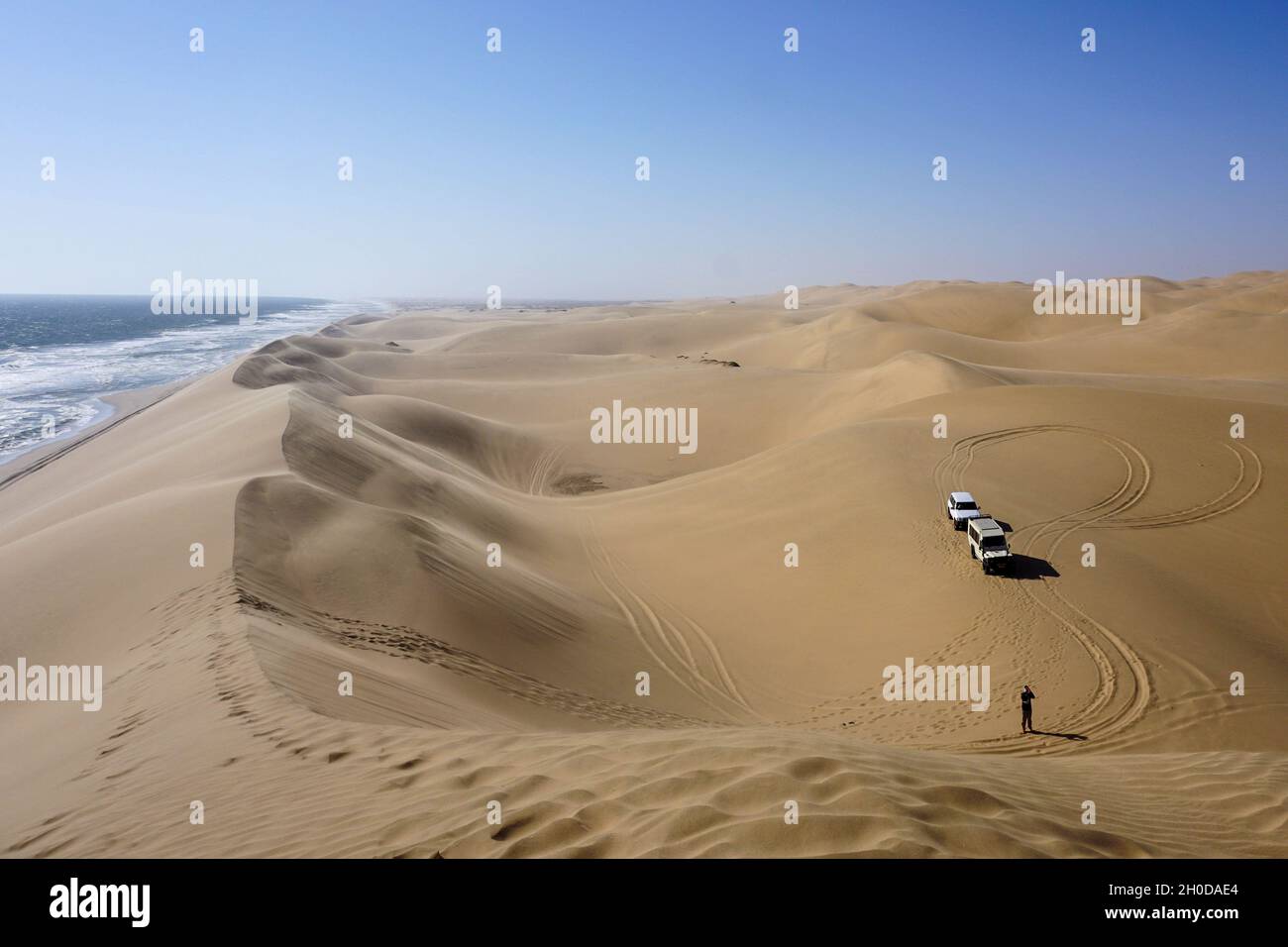 Sandwich Harbour, Coastal Desert, Namibia, Africa Stock Photo - Alamy