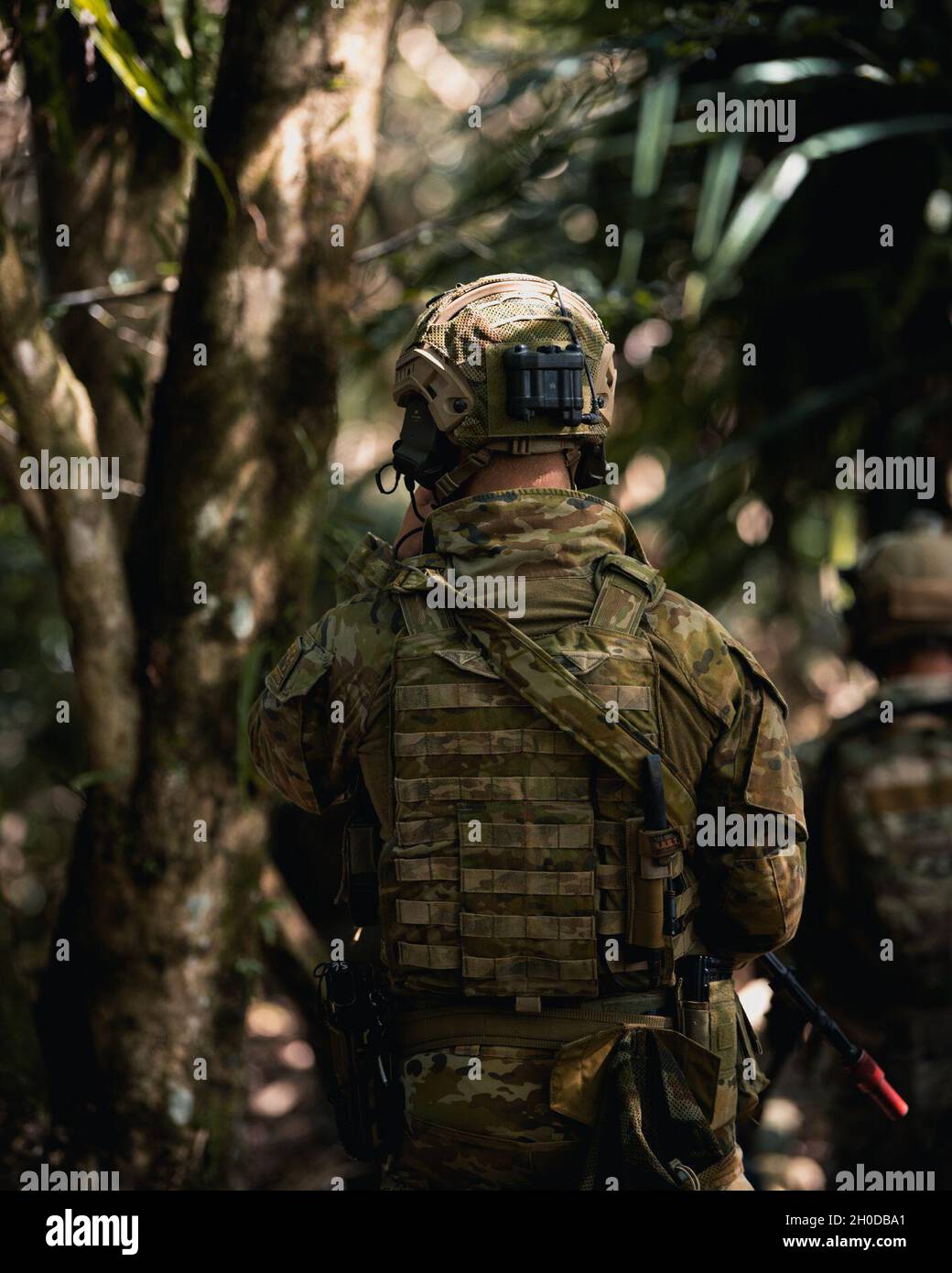 An Airfield Defense Guard with the No. 2 Security Forces Squadron ...