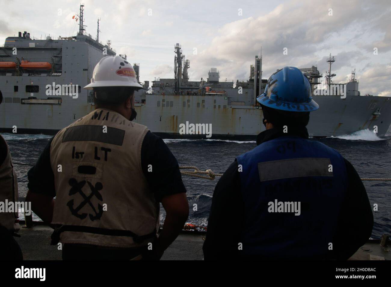 210130-N-FD648-1044 ATLANTIC OCEAN (Jan. 30, 2021) – Ensign Adam Amosa ...