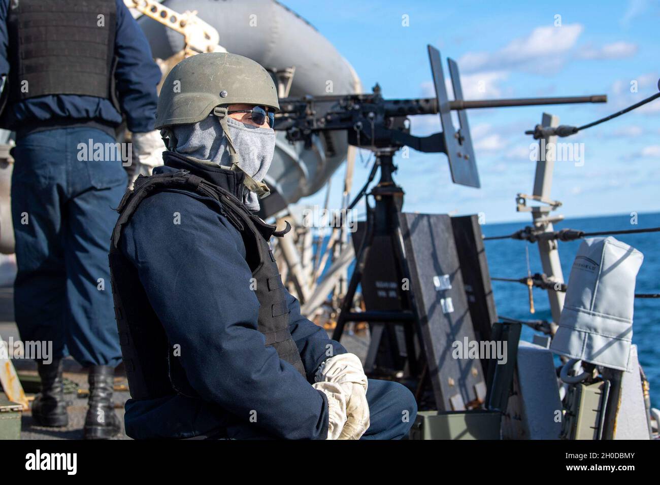 ATLANTIC OCEAN (Jan. 30, 2021) – Gunner’s Mate Petty Officer 3rd Class ...