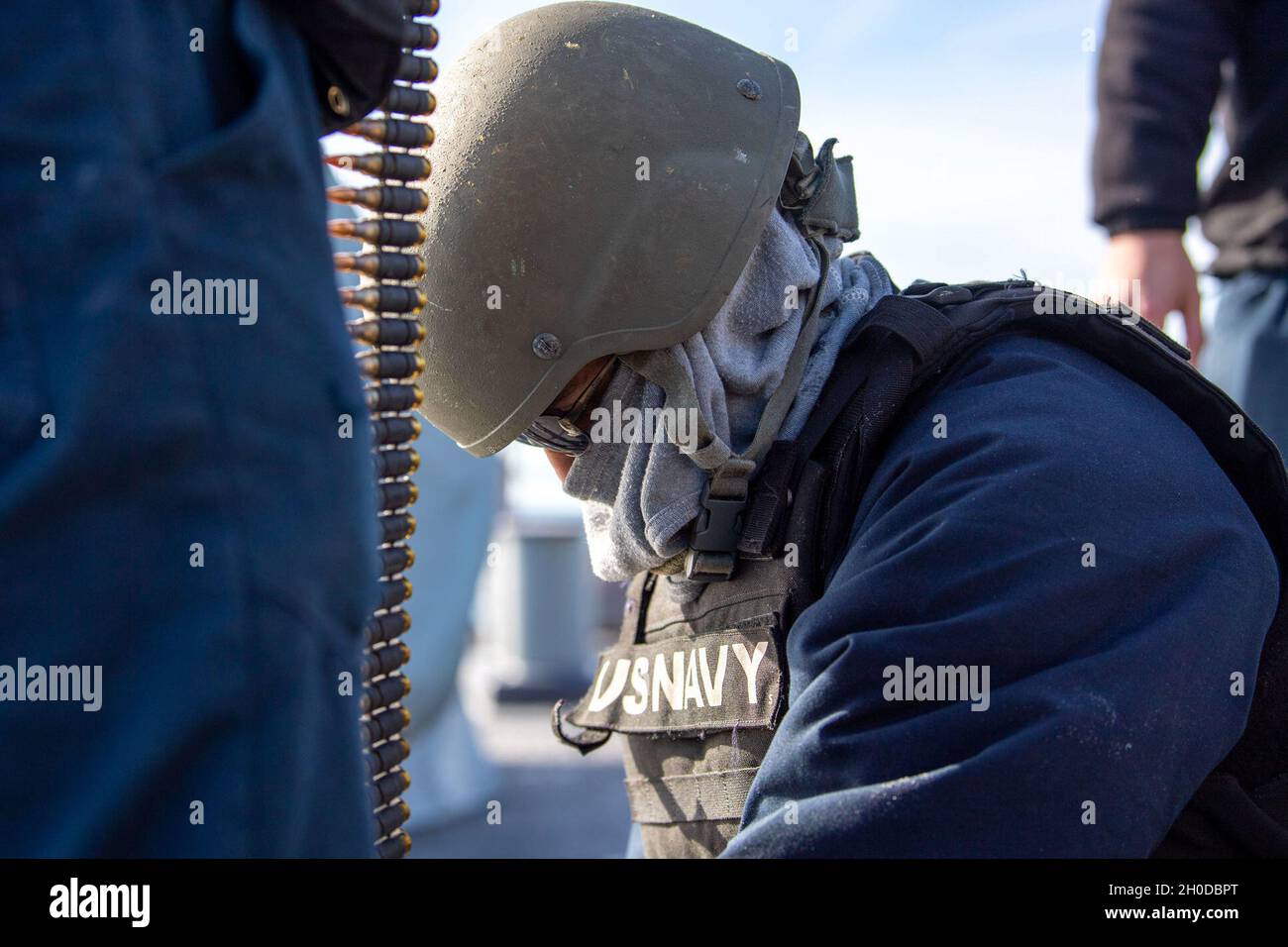 ATLANTIC OCEAN (Jan. 30, 2021) – Gunner’s Mate Petty Officer 3rd Class ...