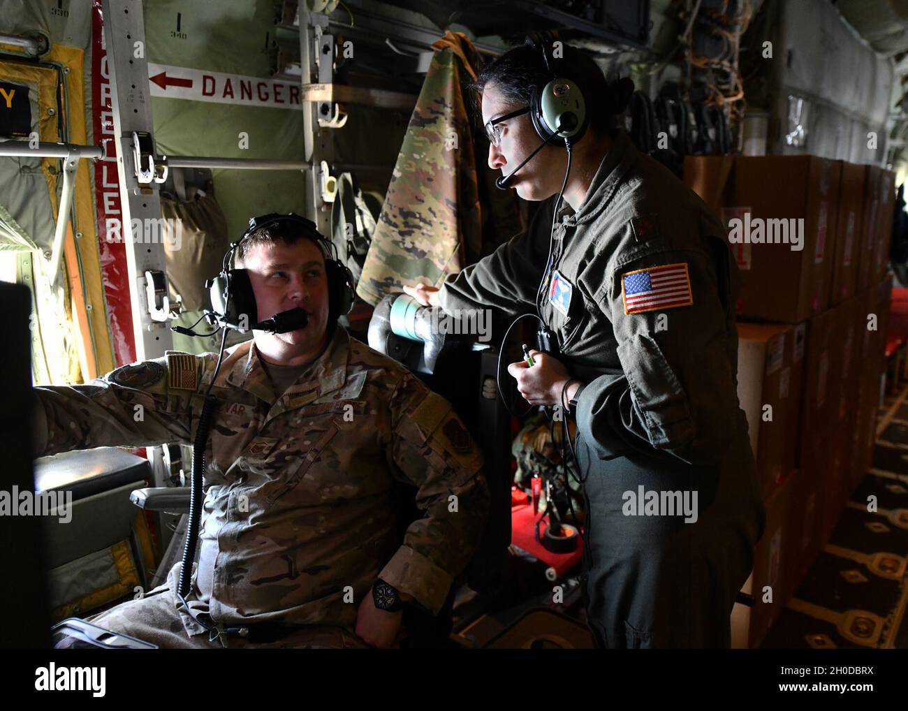 Maj. Sonia Walker, 53rd Weather Reconnaissance Squadron aerial ...