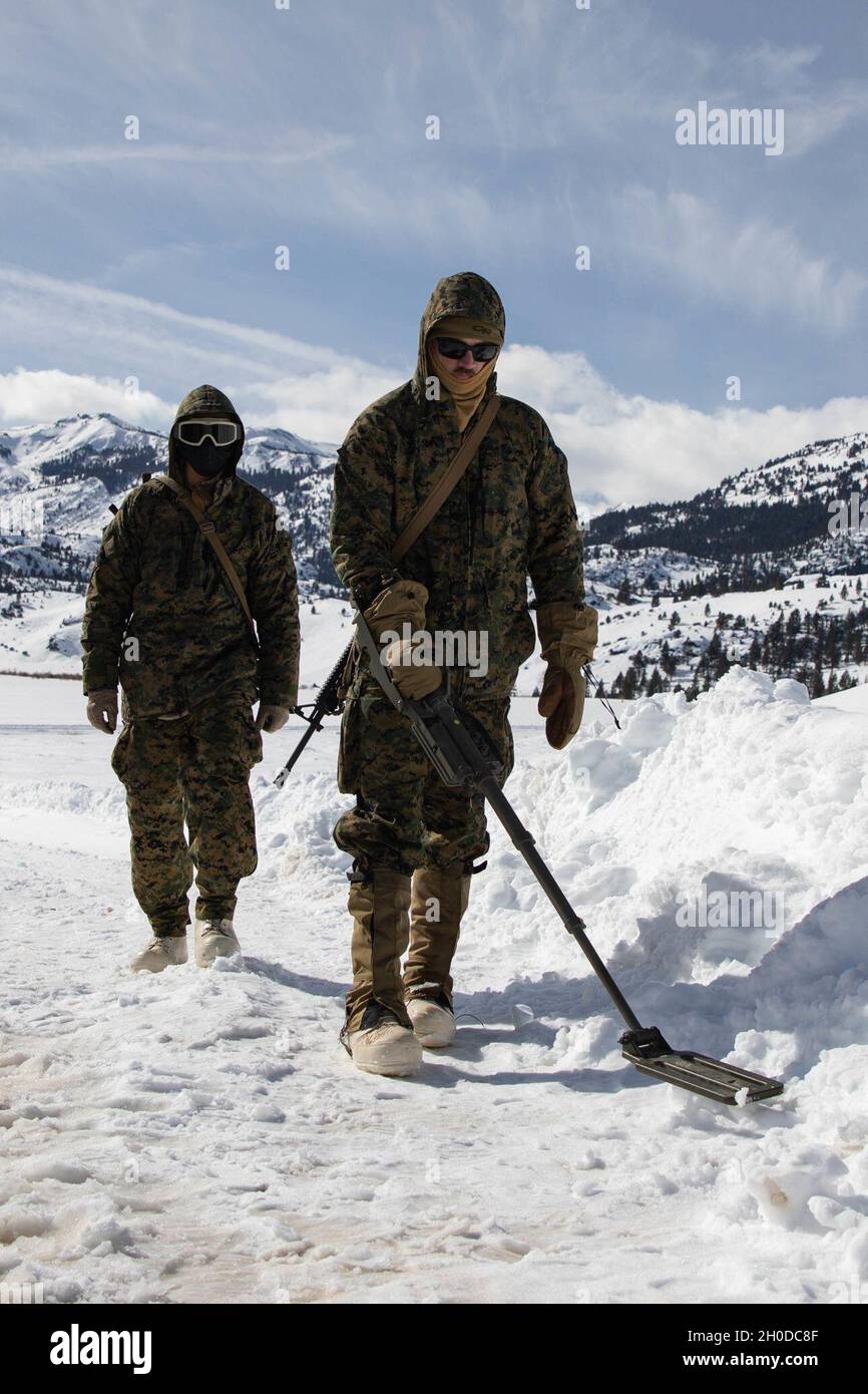 U.S. Marine Corps Sgt. Jonathan Guitron (left) and Lance Cpl. William ...