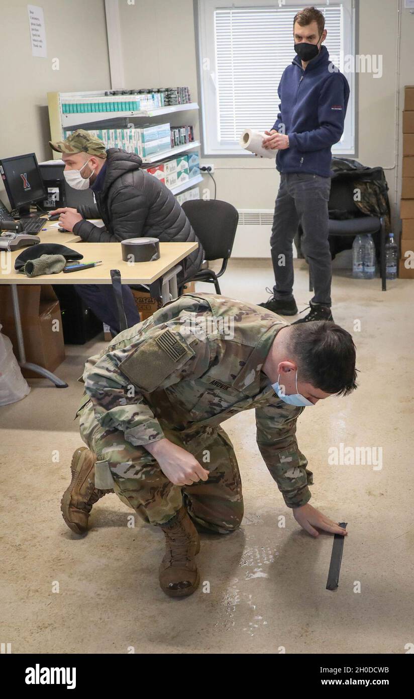 Capt. Jacob Andvik, the battalion logistics officer for 2nd Battalion ...
