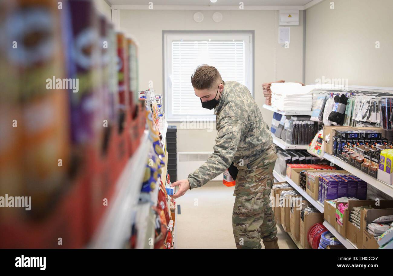 Pfc. John Mabile, a mortarmen assigned to 2nd Battalion, 8th Cavalry ...