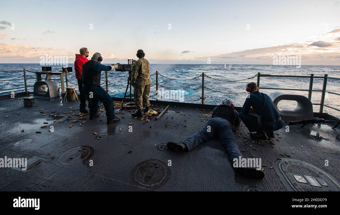 Sailors assigned to USS Gerald R. Ford's (CVN 78) weapons department ...