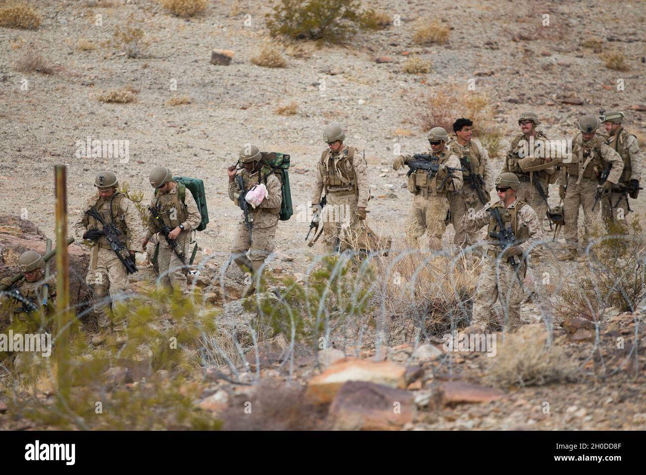 U.S. Marines with 2nd Battalion, 3rd Marine Regiment, 3rd Marine ...