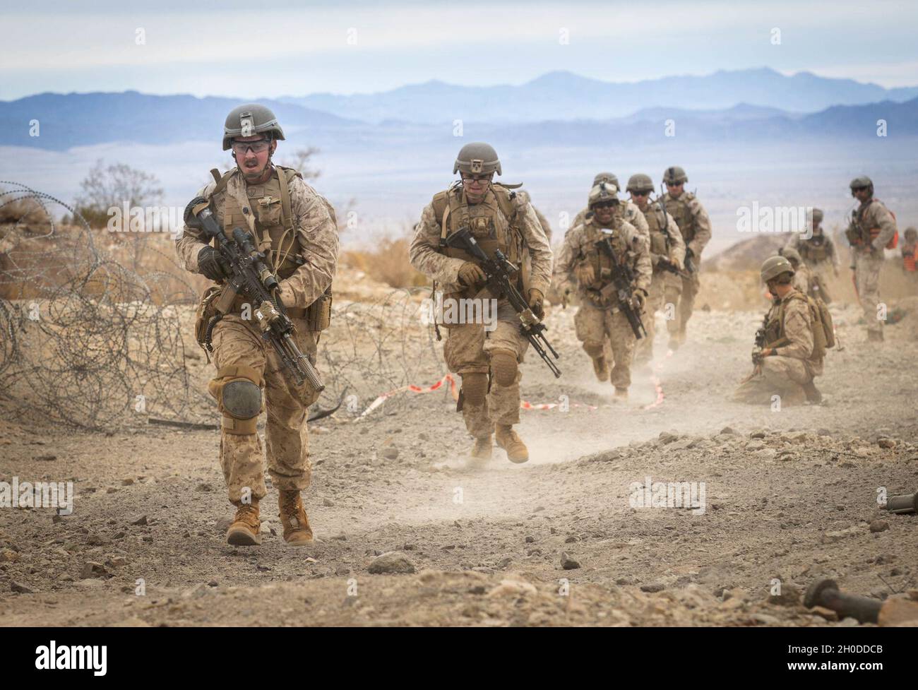 U.S. Marines with 2nd Battalion, 3rd Marine Regiment, 3rd Marine ...