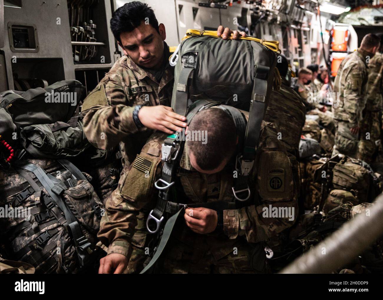 Paratroopers assigned to 3rd Brigade Combat Team, 82nd Airborne ...