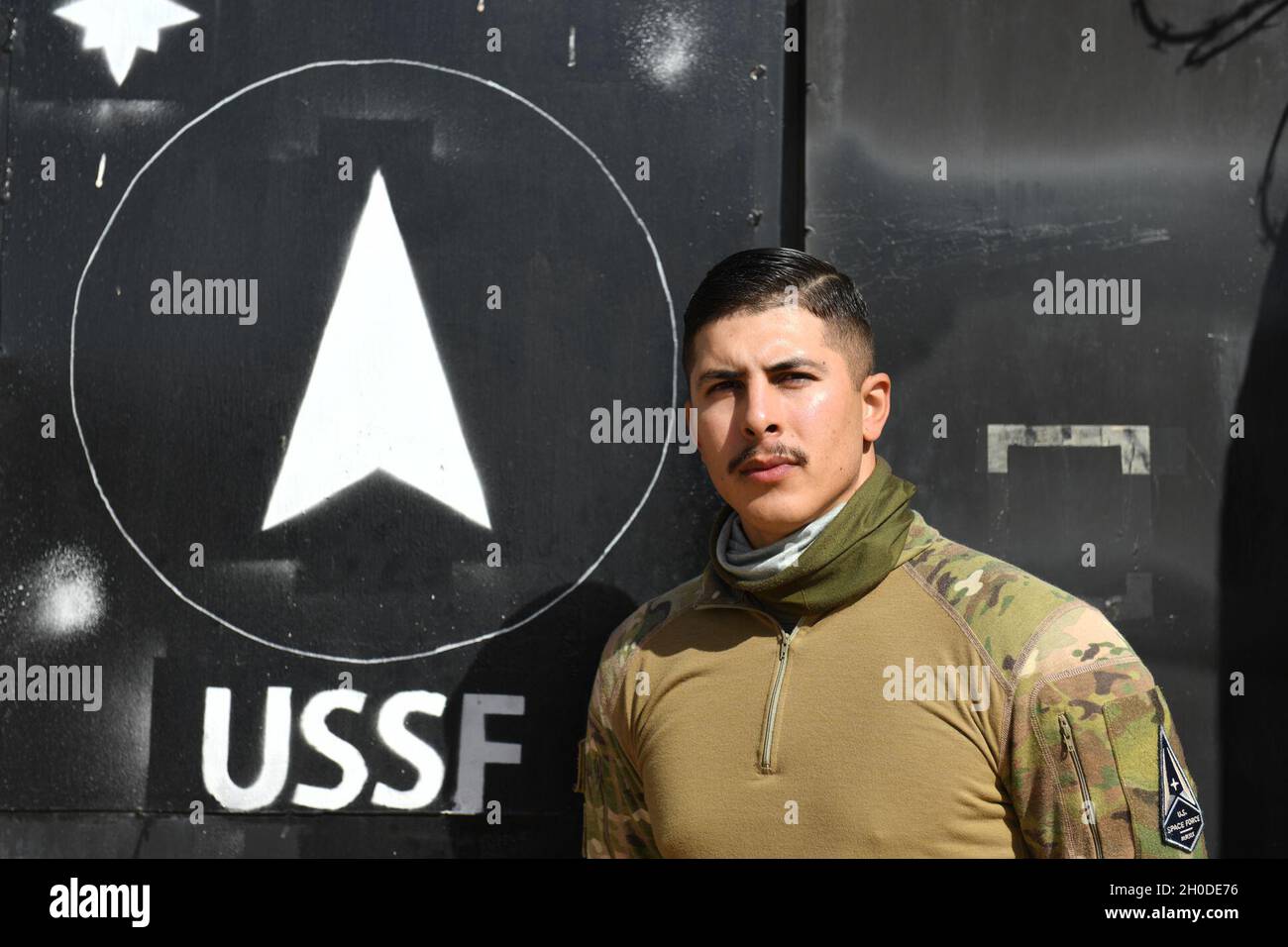 U.S. Air Force Senior Airman John Jaquez, 4th Expeditionary Space ...