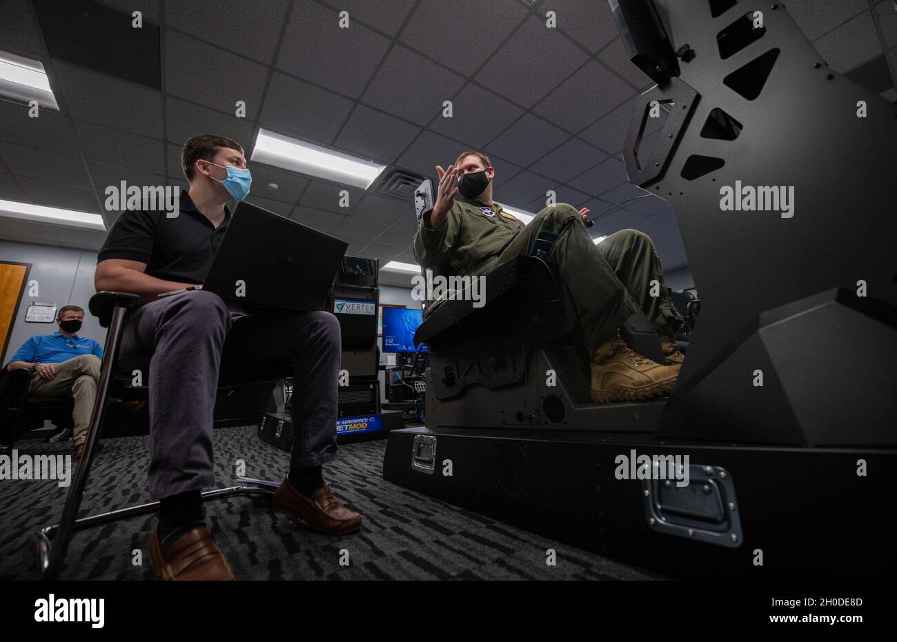 Todd Daggett, a contractor sight lead, far left, Micheal King ...