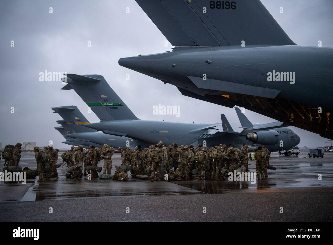 Paratroopers assigned to 3rd Brigade Combat Team, 82nd Airborne ...