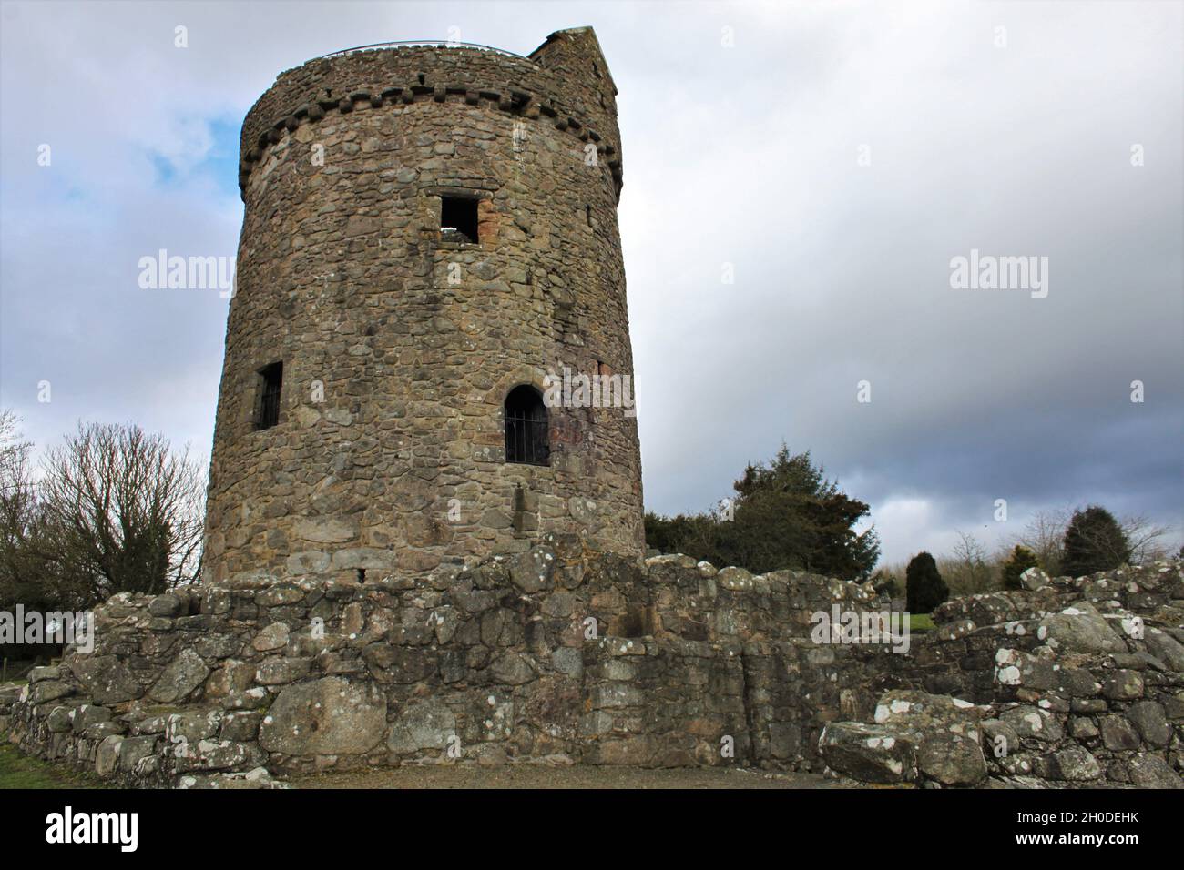 Orchardton Tower - Scotland Stock Photo - Alamy