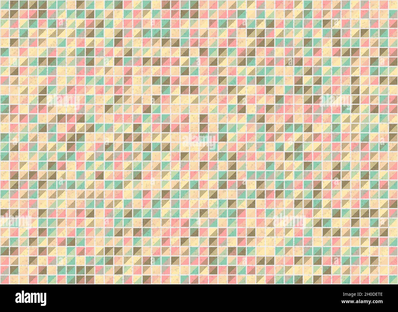 Abstract Geometrical generative computational art illustration Stock ...