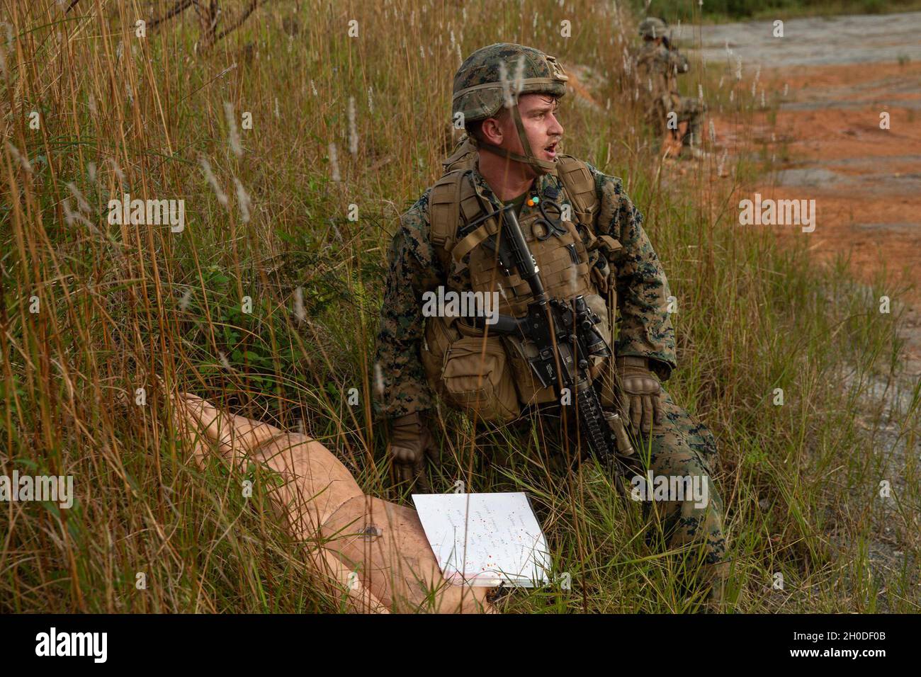 U.S. Navy Sailor Seaman Chase Spears, a hospital corpsman with ...
