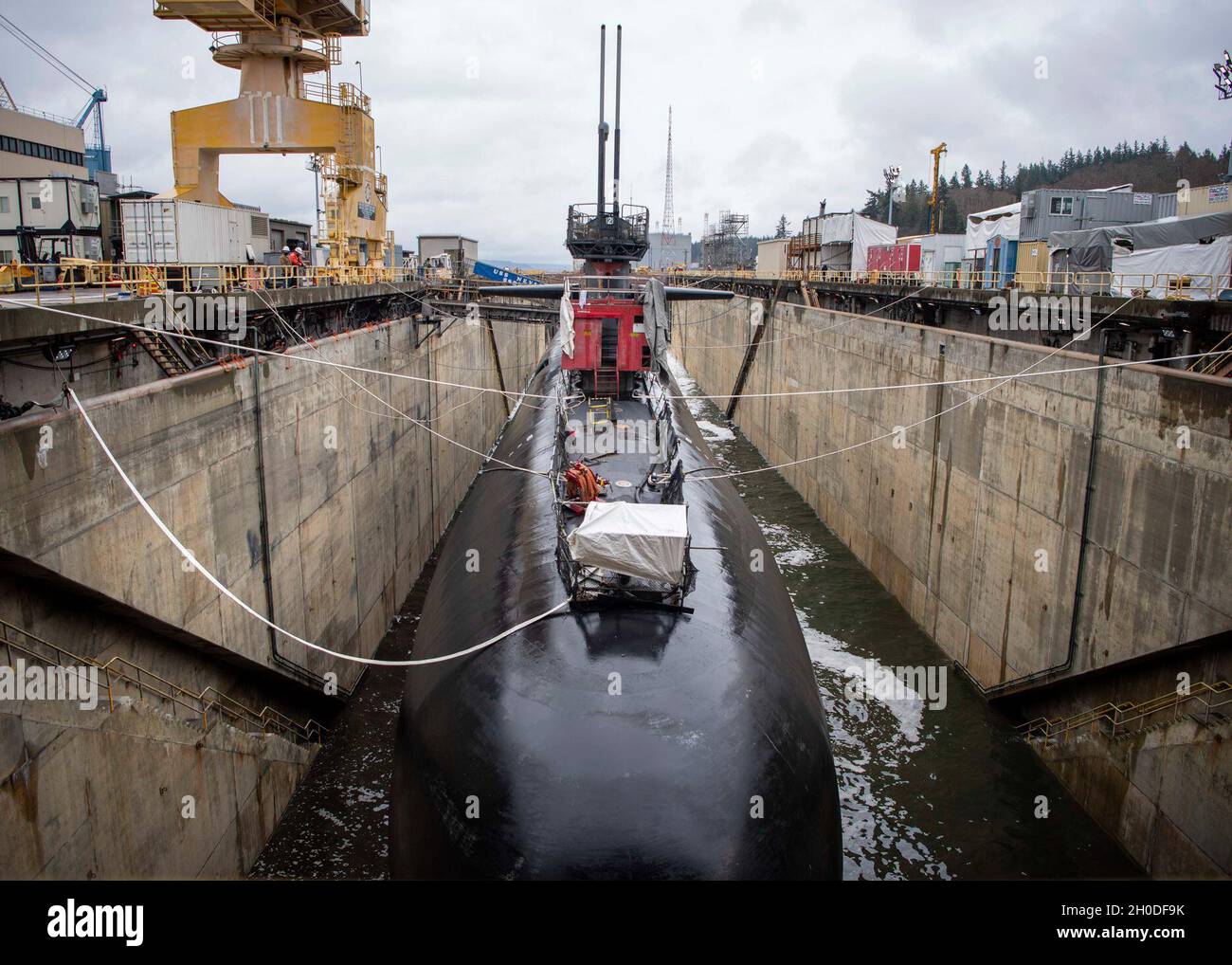 SILVERDALE, Wash. (Feb. 18, 2021) - Trident Refit Facility Bangor (TRFB ...