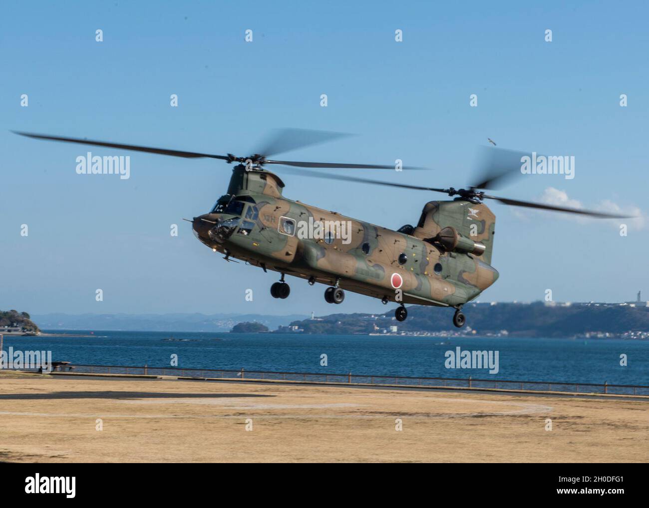210202-N-HH215-1015 YOKOSUKA, Japan (Feb. 2, 2021) – A Japanese CH-47J ...