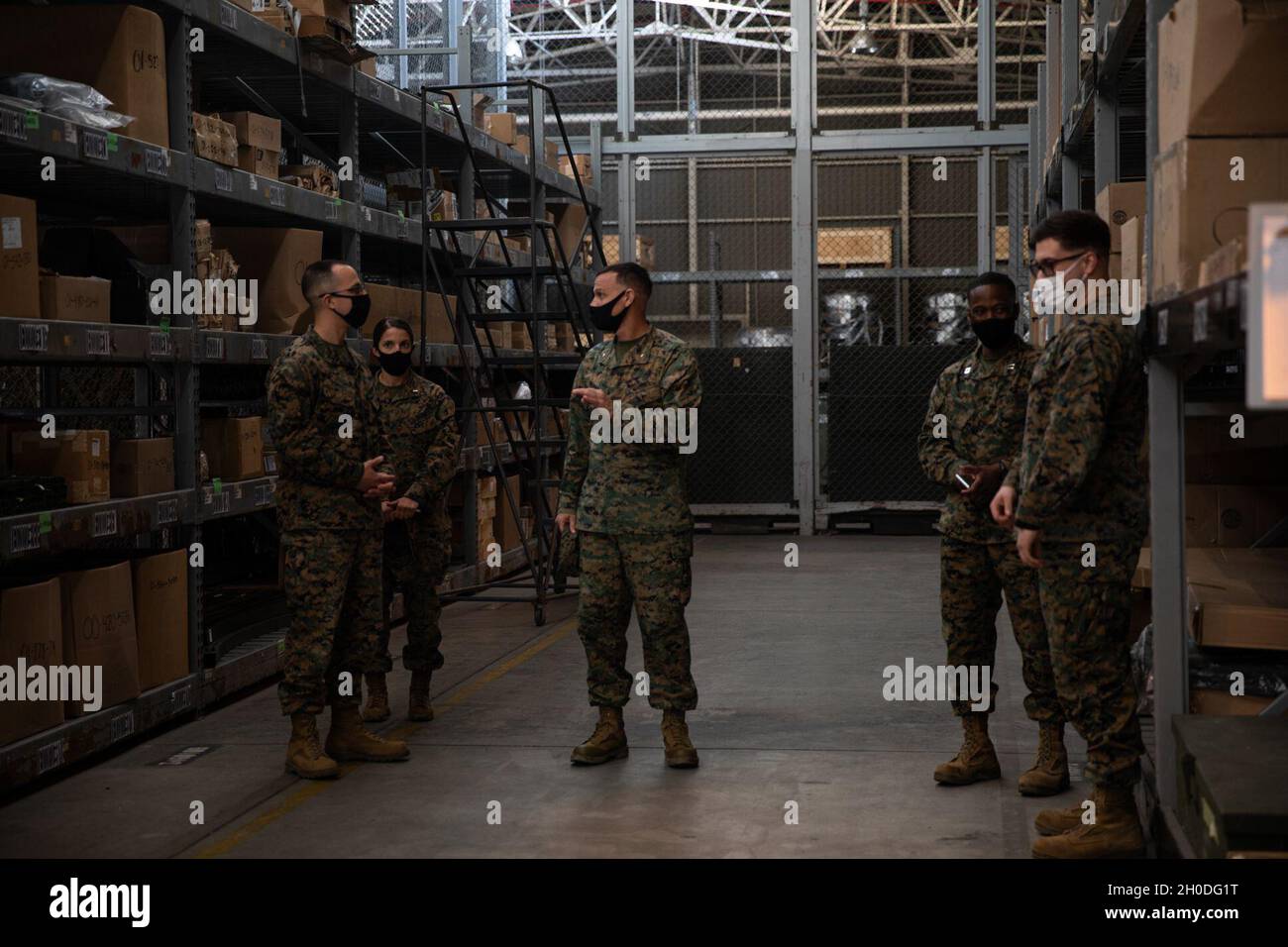 U.S. Marine Corps Brigadier General Brian Wolford, commanding general ...