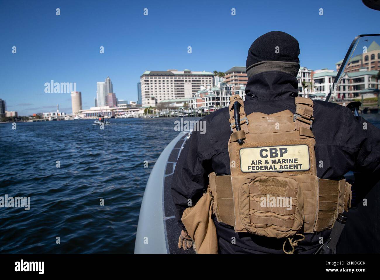 U.S. Customs and Border Protection Air and Marine Operations agents ...