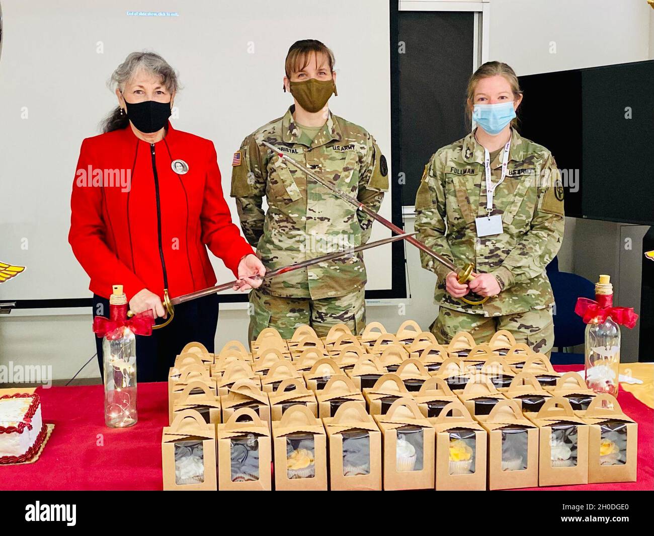 BACH Deputy Commander for Nursing Col. Amanda Forristal, center ...