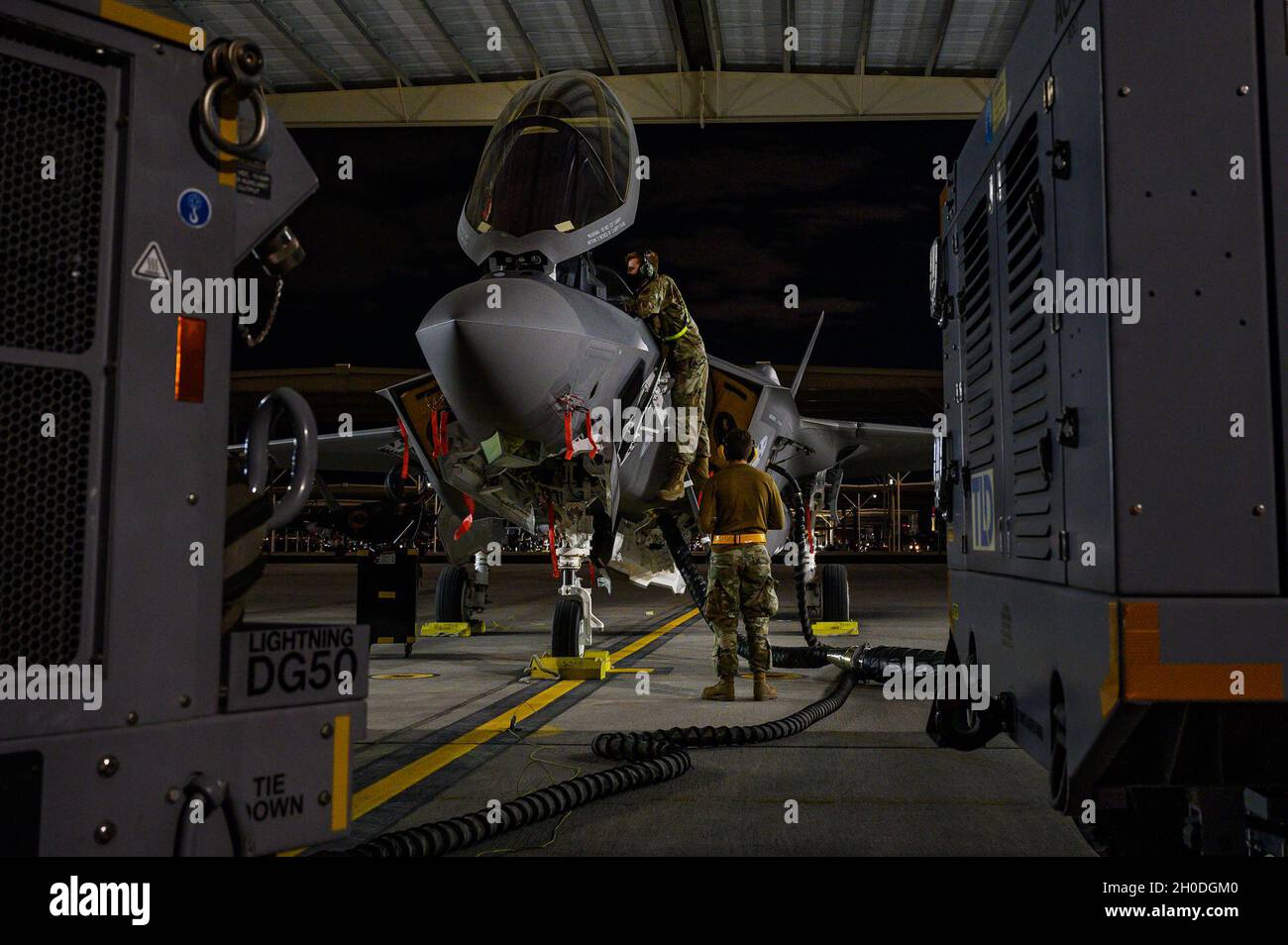 Aircraft maintenance Airmen assigned to the 57th Aircraft Maintenance ...