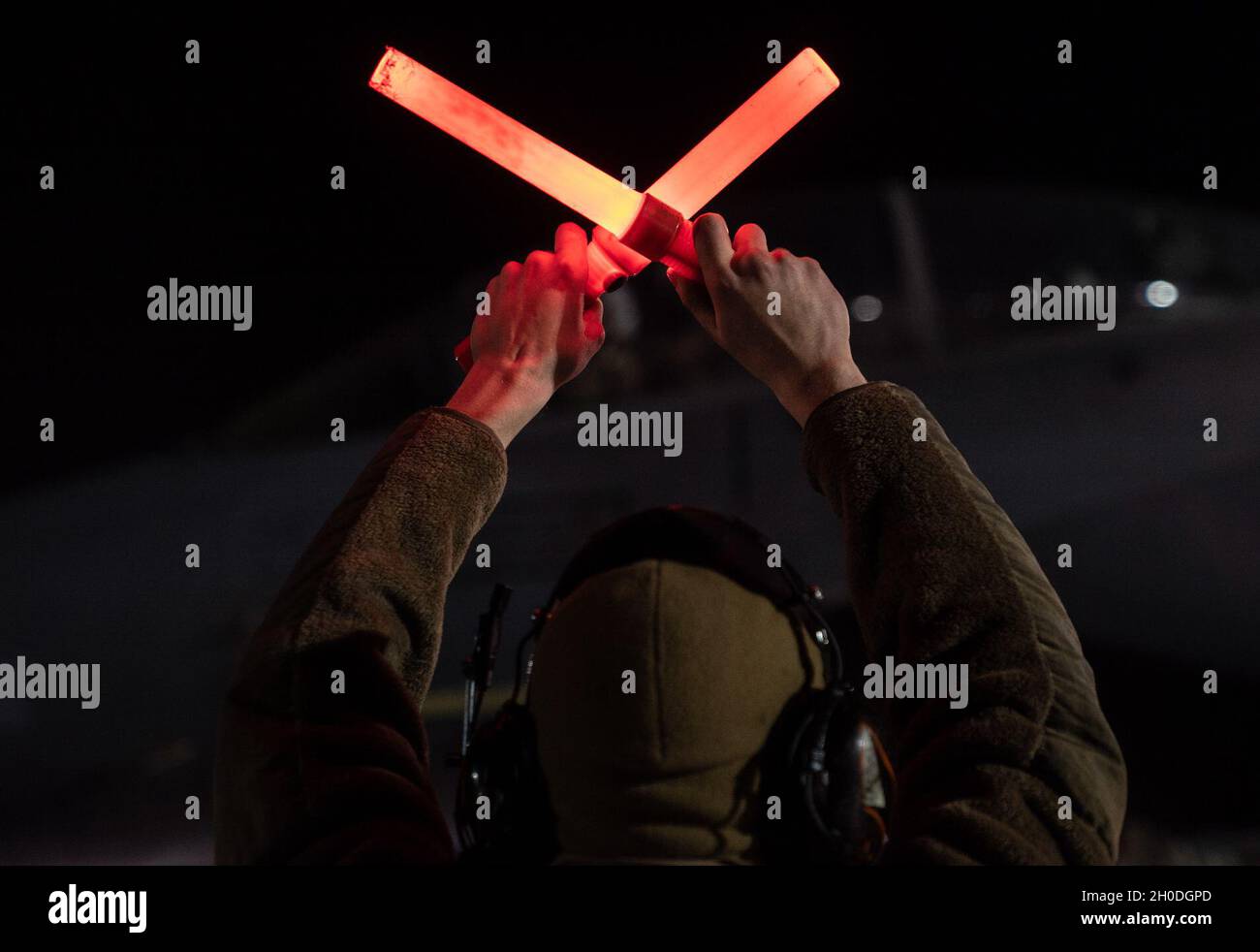 A crew chief assigned to the 48th Aircraft Maintenance Squadron ...