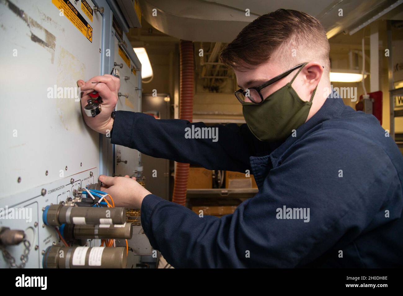 Aviation Electronics Technician 3rd Class Shayn Dennison, from ...