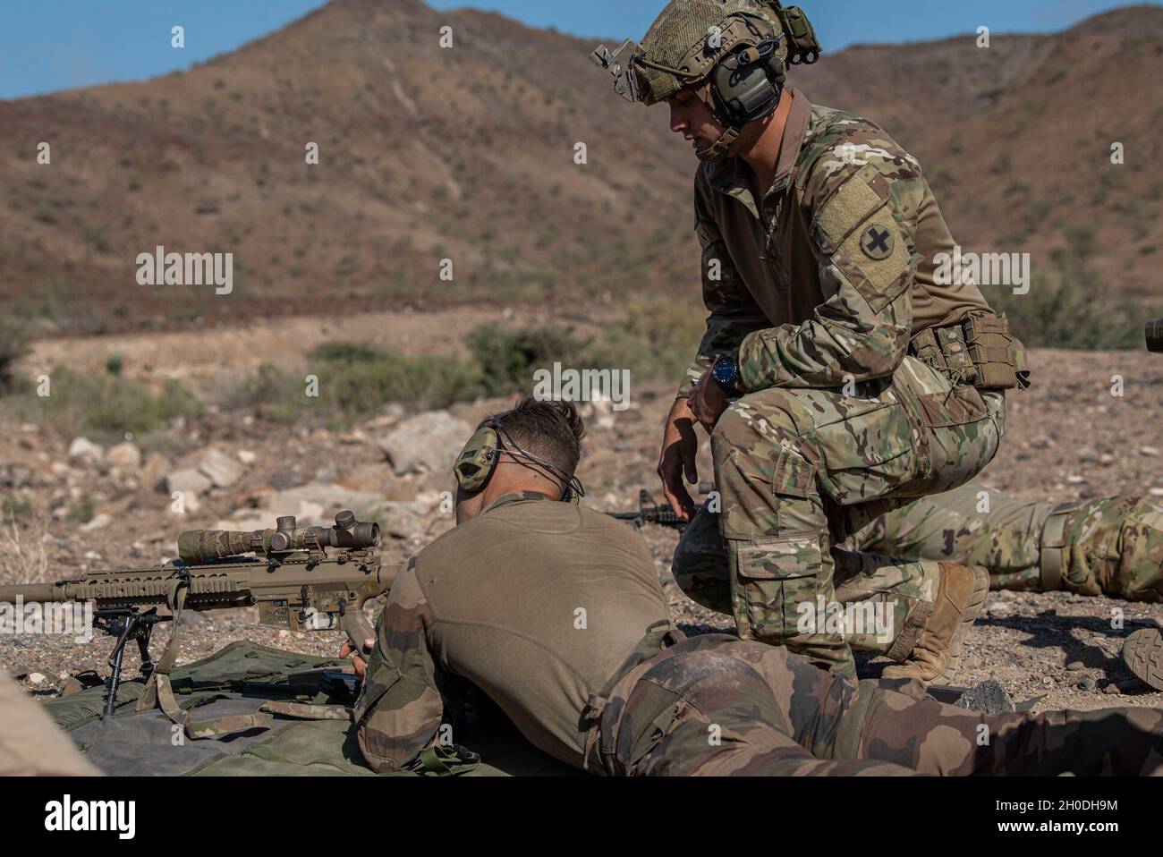 U.S. Army Soldiers assigned to the East Africa Response Force (EARF ...