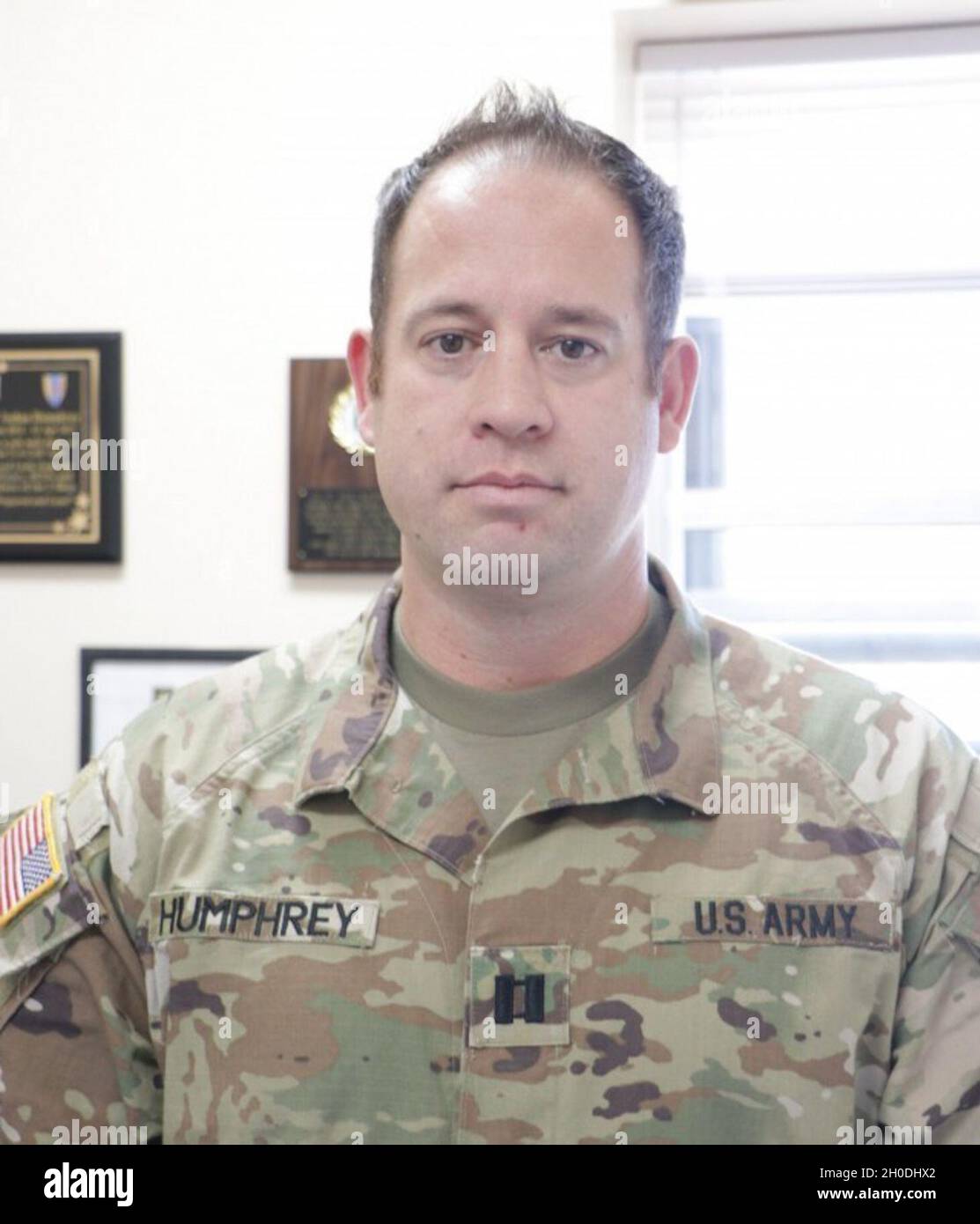 Capt. Joshua Humphrey serves with First Army Division East's 177th ...