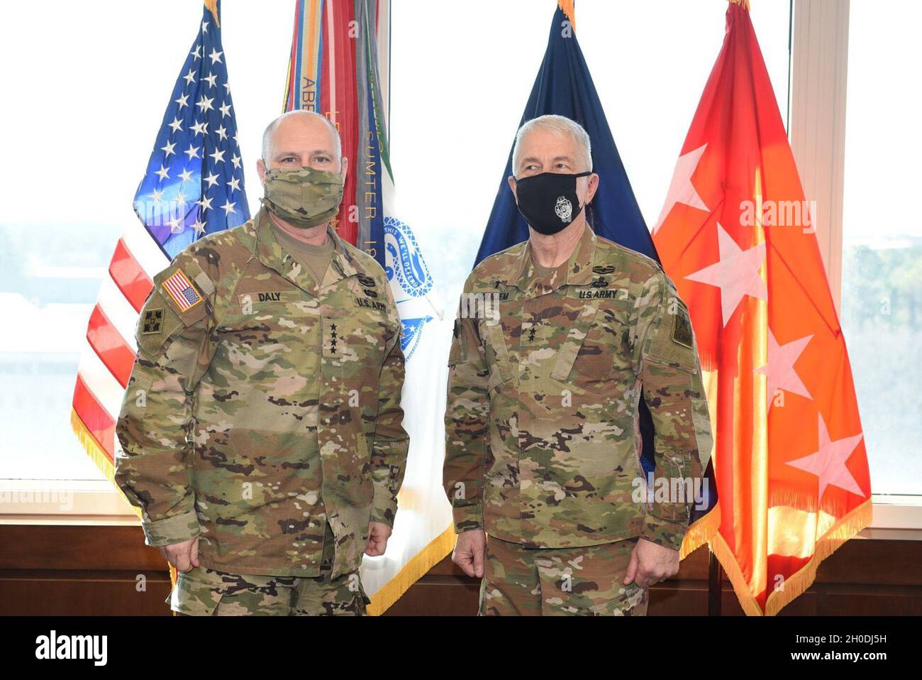 Gen. Ed Daly, commander of the Army Materiel Command, welcomes Maj. Gen ...