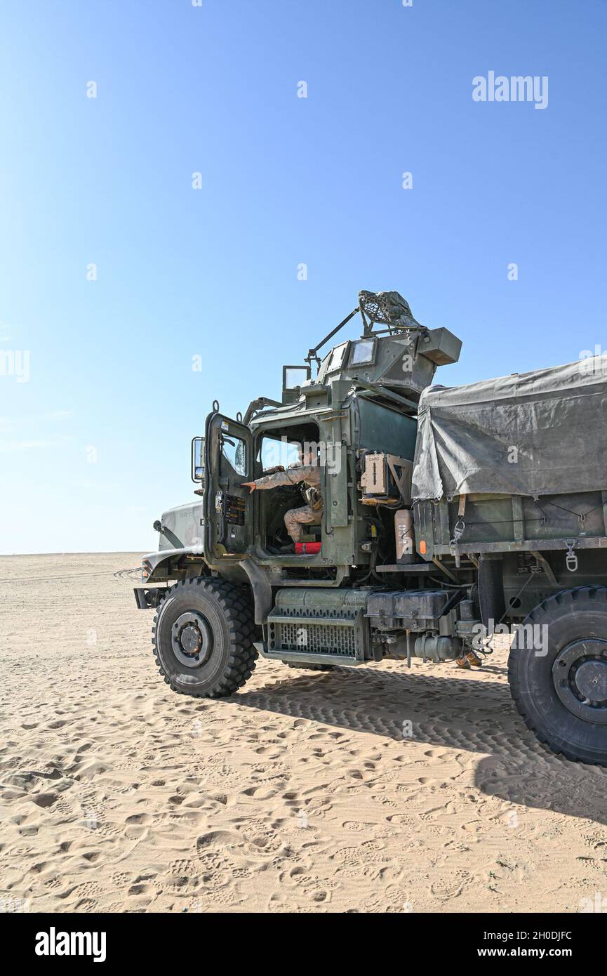 U.S. Marine Corps Lance Cpl. Christian Moreno, a motor transport ...