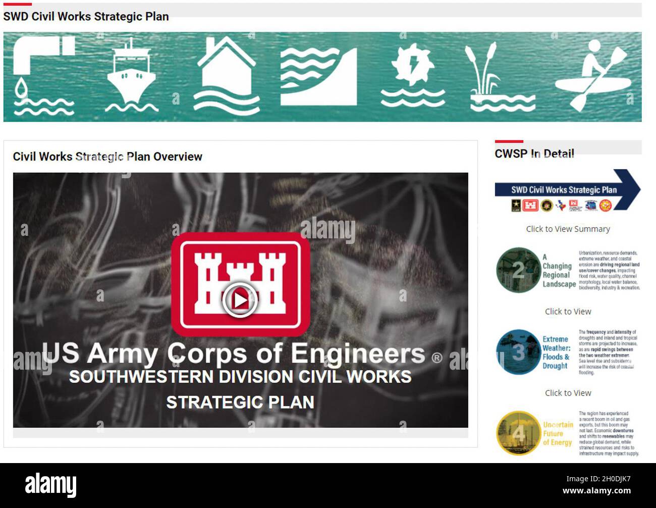 The Civil Works Strategic Plan was a topic of conversation during the ...