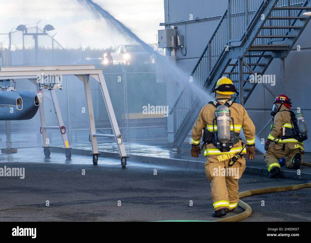 Fire evacuation drill hi-res stock photography and images - Alamy