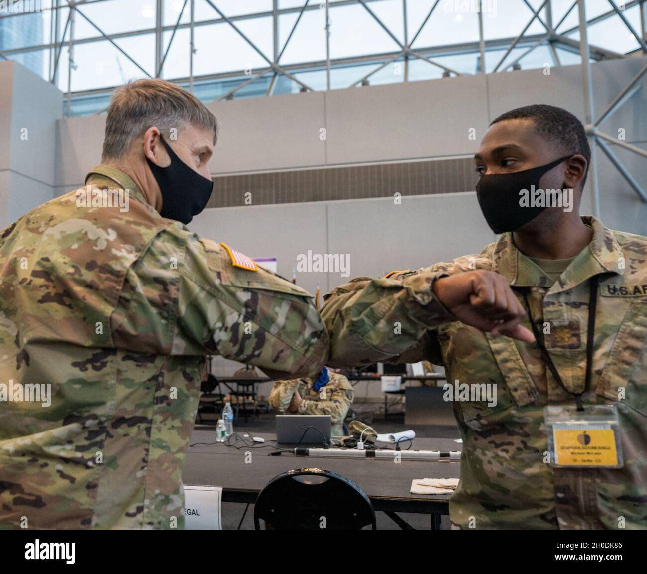 U.S. Army Brig. Gen. Thomas Tickner, commander of the U.S. Army Corps ...